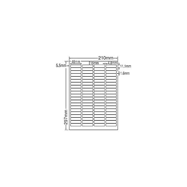 【発売日：1999年02月01日】LDW84YAF 東洋印刷 ナナクリエイト シートカットラベル A4版 84面付 1ケース500シート