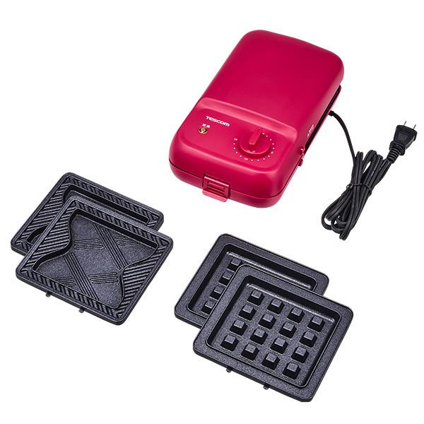 【発売日：2021年11月19日】THS50A-P テスコム THS50A THS50AP ホットサンドメーカー ピンク