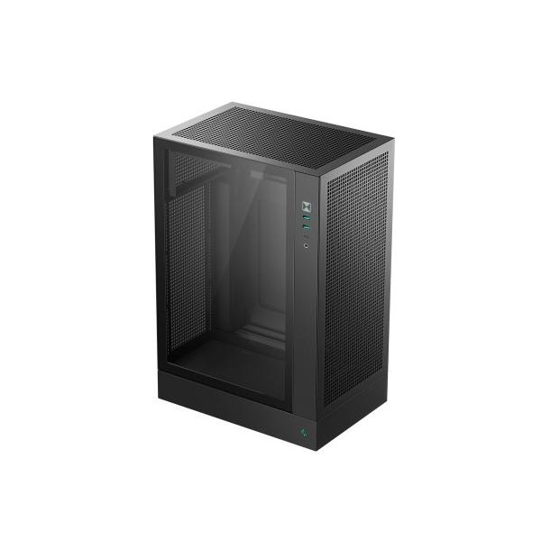 【発売日：2025年07月18日】R-CH170-BKNGM0-G Deepcool R-CH170-BKNGM0 RCH170BKNGM0G RCH170BKNGM0 CH170 PLUS MicroATXケース ブラック 接地面積が小さ...