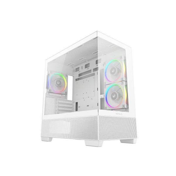 【発売日：2025年10月31日】R-CG380-WHAGM3-G Deepcool R-CG380-WHAGM3 RCG380WHAGM3G RCG380WHAGM3 CG380 3F WH パノラマデザインPCケース ホワイト 背面コネ...