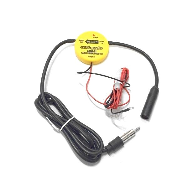 【特長】◆黄色く丸いボディーで場所を取らないコンパクトボディーです！◆仕様周波数★AM：500khz〜1800khz　FM：60Mｈｚ〜90Mhz、◆増幅値★AM：12dB±2dB、FM：VICS/20dB±1.5dB◆AMラジオやFMラジ...