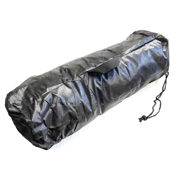 サイズ　：　長さ 約60cm　× 直径 約17.5cm持ち手付き1枚車用のサンシェードやメッシュカーテンの収納に。キャンプ用品や毛布などの収納に。汎用ですので、ご自由にご利用いただけます。