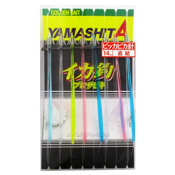 ●サイズ:14cm ●全長:15.12M ●入数:8本鈎×1セット ●使用針:ピッカピカ針5 14cm1段針 ●幹糸:10号 ●間:1.5m ●釣り方、フィールド:船釣り（イカ） ●代表対象魚:スルメイカ(真烏賊)|【ヤマリア/YAMARI...