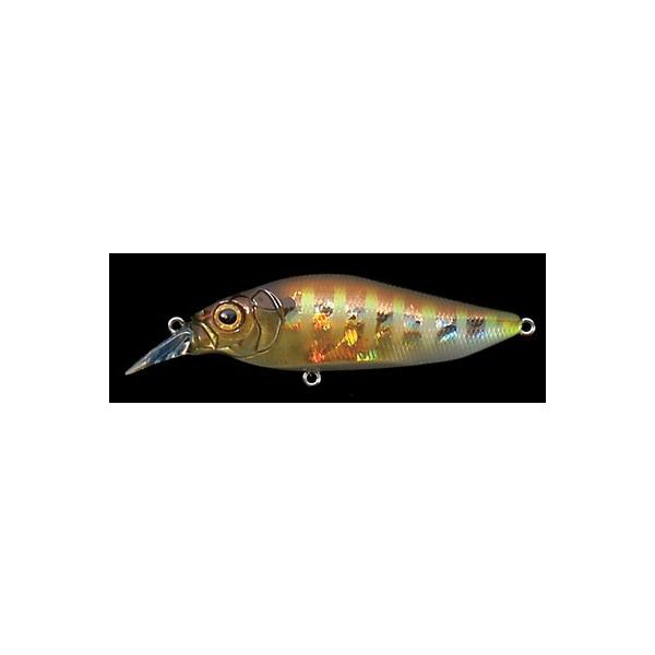 メガバス  ●カラー:GG ギル ●全長:77mm ●釣り方、フィールド:淡水ルアー ●代表対象魚:ブラックバス|このルアーは、クランクシャフトの「揺れ運動」を応用した、今までのシャッド型ルアーでは見ることができなかった驚異的なローリングア...
