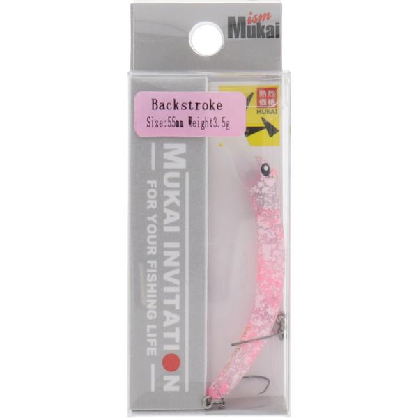 ムカイフィッシング  ●カラー:STP1 モモラ ●サイズ:55S ●全長:55mm ●自重:3.5g ●タイプ:シンキング ●フック:有 ●釣り方、フィールド:淡水ルアー ●代表対象魚:トラウト（鱒）|【ムカイフィッシング/Mukai F...