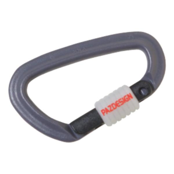 Pazdesign  ●カラー:グレー ●サイズ:M ●全長:54mm ●素材:プラスチック、シリコン(ストッパー)|【パズデザイン/Pazdesign】錆びないオール樹脂製。暗いところで光る蓄光ロック。引張強度(縦方向)はM=100ニュー...