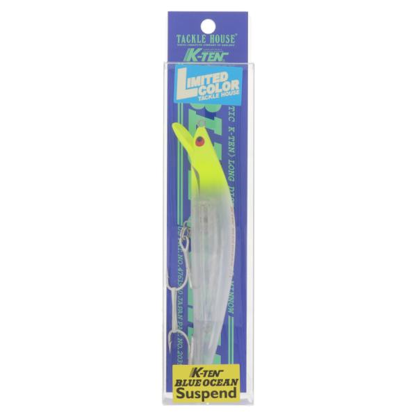 タックルハウス  ●カラー:LTD-12 クリアHGチャートヘッド ●サイズ:140mm ●全長:140mm ●自重:33g ●タイプ:サスペンド ●フック:ST46#1 ●リング:#1|【タックルハウス/TACKLE HOUSE】(限定カ...