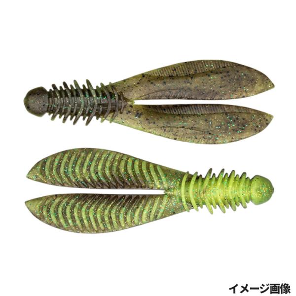 ジャッカル  【リブが放つ存在感と生命感】ボディ全体に掘られたリブが水を掴み、強く水を動かし存在をアピールします。テール裏のリブは放置していても僅かな水流を捉え揺らめき、フィネスなアプローチを可能にします。 【縫い刺しで使用するメリット】縫...