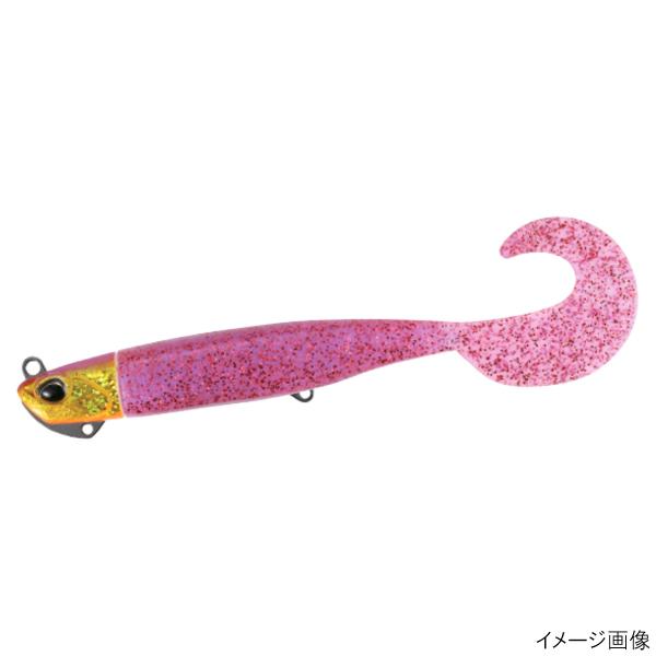 DUO  【注意事項】※全長はワームの長さ、自重はヘッドの重量です。 ●カラー:AOA0242 ピンクゴールドOB/ピンクグローR ●自重:27g ●全長（インチ）:4インチ ●フック:#5 ●釣り方、フィールド:ソルトルアー（ショア） ●...