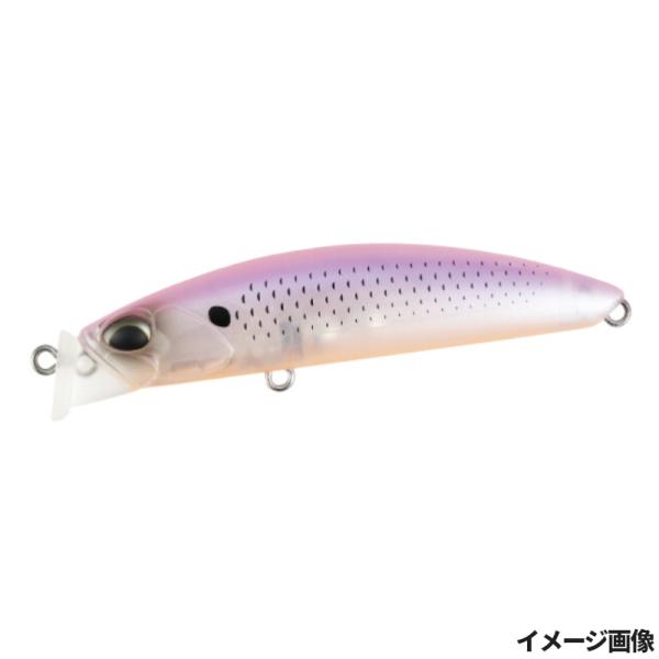 DUO  ●カラー:マットコノシロピンクバック ●全長:75mm ●自重:10.2g ●タイプ:マグネット固定式重心移動・スローフローティング ●レンジ:0.1-0.3m ●フック:#6 ●リング:フックアイ#2|【デュオ/DUO】シルエッ...