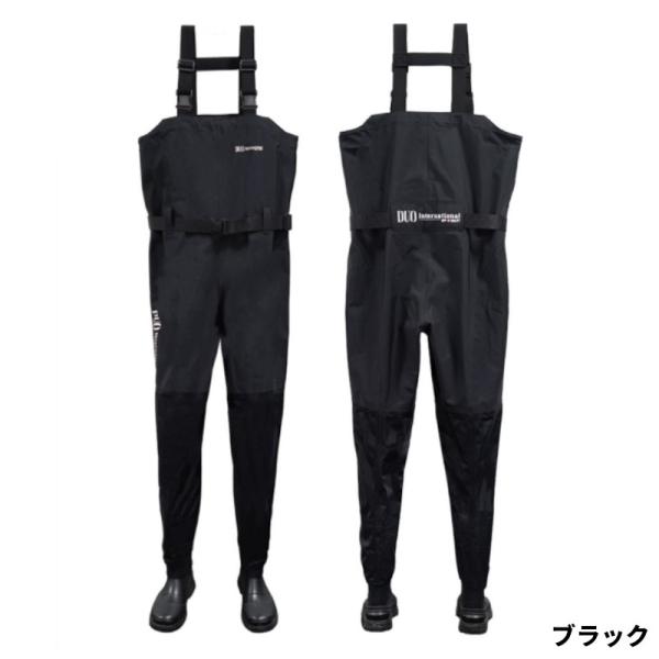 DUO  ●カラー:ブラック ●サイズ:XXL ●素材1:上部：ナイロン100%(透湿防水加工) ●素材2:下部：ナイロン100%(PVC防水加工) ●ソールタイプ:フェルトピンソール|【デュオ/DUO】DUOらしさを体現したオールブラック...