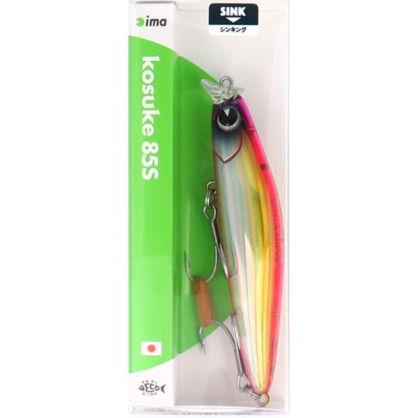 アイマ（ima）  ■ナチュラルアピールkosukeシリーズならではのナチュラルなローリングアクションをしっかり継承。絶妙なアピールでシーバスを誘います。 ■抜群の遠投性能ウェイトを+2gしたことで飛距離性能が向上。あと少し届かなかったポイ...