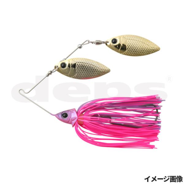デプス  ●カラー:24 バブルガムプロブルー ●サイズ:3/8oz ●ブレードタイプ:ダブルウィロー ●釣り方、フィールド:淡水ルアー ●代表対象魚:ブラックバス|【デプス/deps】オフセットフックを標準装備とし、テキサスリグ並の高い障...
