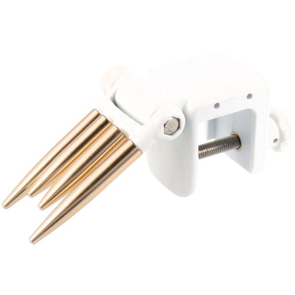 ■スリット部は角度調節可能 ※針が飲み込まれた場合は、本品では外せません。 ●カラー:ホワイト ●素材:PBT・アルミ・その他 ●取付幅:18mm以下 ●釣り方、フィールド:川・池釣り（ルアー以外） ●代表対象魚:ワカサギ（公魚）|【大阪漁...