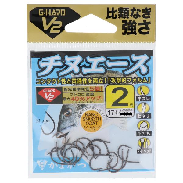 がまかつ  ●針号数:1号 ●針重量:40.1mg ●線径:φ0.60mm ●強度:(フトコロ)2.6kgf ●入数:17本 ●推奨ハリス:0.8〜1.5号 ●代表対象魚:クロダイ（黒鯛）|【がまかつ/Gamakatsu】高強度・高硬度・耐...