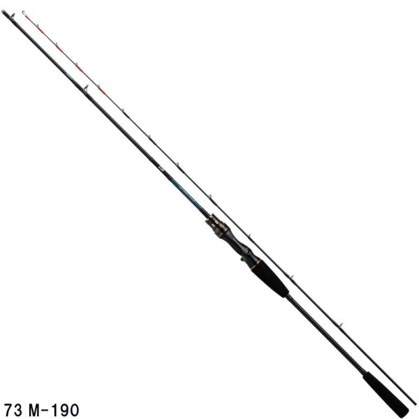 ダイワ  ●サイズ:M ●全長:1.9M ●自重:95g ●形態:並継 ●継数:2本 ●仕舞長さ:100.0cm ●釣り方、フィールド:船釣り（浅場） ●代表対象魚:タイ（鯛） ●代表対象魚（詳細）:ヒラメ タチウオ カサゴ マゴチ カレイ...