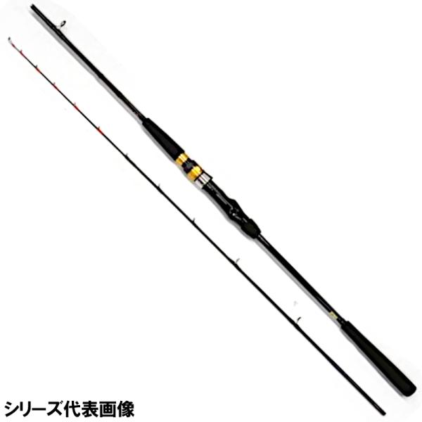 ダイワ  ●全長:1.8M ●自重:122g ●継数:2本 ●仕舞長さ:095cm ●先径（外径）:1.1mm ●元径:10.9mm ●オモリ負荷:40-80号 (テンヤ)30-60号 ●カーボン含有率:67% ●適合クランプサイズ:SSS...