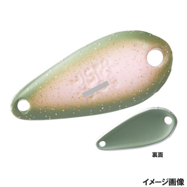 ダイワ プレッソ  ●カラー:サーモンバジル ●全長:18mm ●自重:1g ●フック:有 ●釣り方、フィールド:淡水ルアー ●代表対象魚:トラウト（鱒）|飛距離が出せるマイクロスプーン!約300度という大きなロールアクションにより、表裏の...