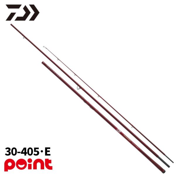ダイワ トーナメント  ●サイズ:30-405・E ●全長:4.05M ●自重:445g ●継数:3本 ●仕舞長さ:164cm ●先径（外径）:2.6mm ●元径:22.0mm ●オモリ負荷:25-35号 ●カーボン含有率:99%|新生トー...