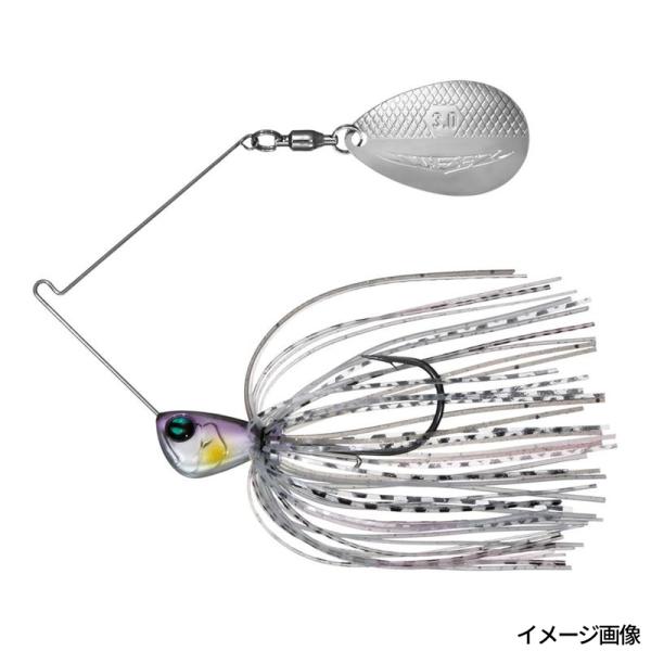 ダイワ スティーズ  ※塗装の上塗りは、変質や不具合を起こす場合があります。あらかじめご了承ください。 ●カラー:パープルシャッド ●サイズ:1/4oz Typeインディアナ ●自重（オンス）:1/4oz ●ブレードタイプ:インディアナモデ...