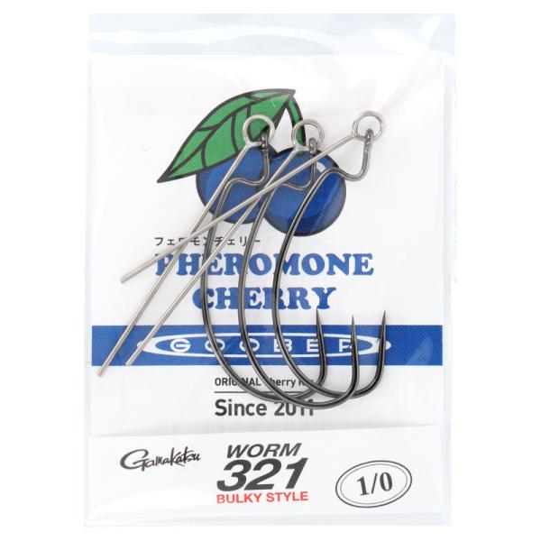 ●サイズ:#1 ●フック:ガマカツ WORM321 ●入数:3本 ●釣り方、フィールド:淡水ルアー ●代表対象魚:ブラックバス|【グゥーバー/GOOBER】フェロモンチェリーとは、グゥーバーオリジナルのアイテムで「究極のリーダーレスダウンシ...