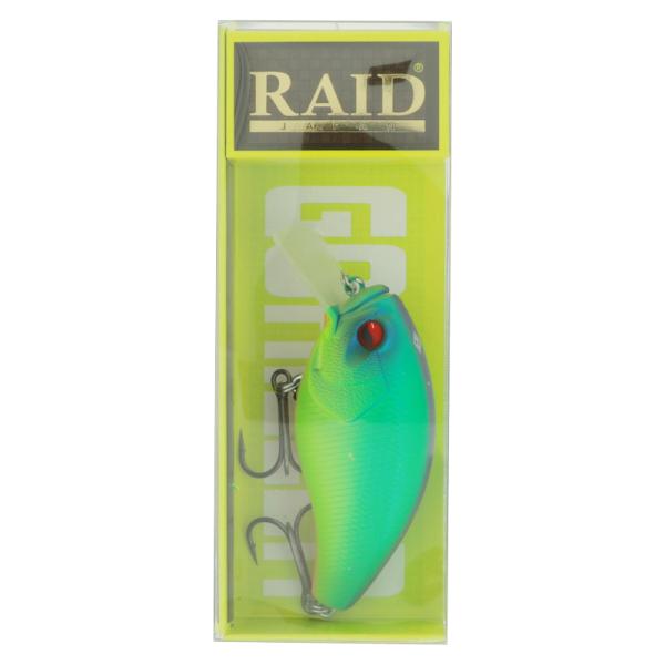 レイドジャパン  ※クランクベイトに限らずファストムービングベイトを使用する場合、ローギヤのリールをお勧めします。 ●カラー:017.シマナシタイガー ●全長:66mm ●自重（オンス）:5/8oz ●釣り方、フィールド:淡水ルアー ●代表...