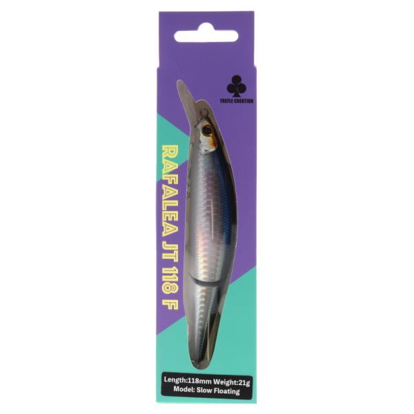 ●カラー:メタリック ローチ ●サイズ:118 SF ●自重:21g ●タイプ:スローフローティング ●フック:有 ●全長:118mm (リップの長さは含まれない) ●釣り方、フィールド:ソルトルアー（ショア） ●代表対象魚:スズキ（シーバ...