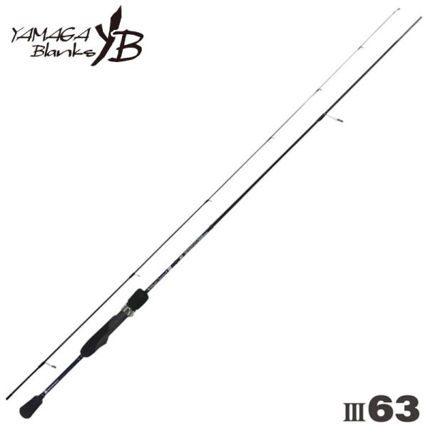 ヤマガブランクス  ●全長:1.91M ●自重:59g ●形態:逆並継 ●継数:2本 ●仕舞長さ:98.5cm ●ルアーウェイト1:MAX5g(JH0.3〜5g/Plug1.6〜3.5g) ●適合ライン1:PE 0.06〜0.3号 ●適合ラ...