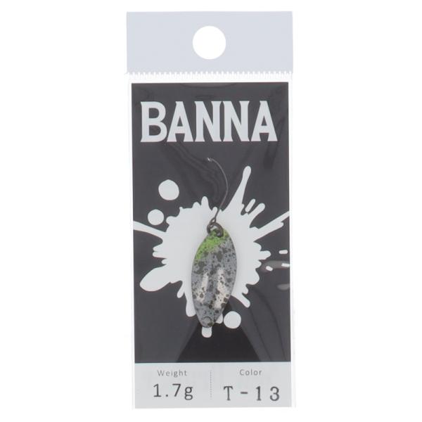 ●カラー:マイロ ●自重:1.7g ●フック:有 ●釣り方、フィールド:淡水ルアー ●代表対象魚:トラウト（鱒）|【ニュードロワー/New Drawer】狩野祐太プロデューススプーン第2弾!BANNA(バンナ)は人間側の操作に機微に答えてく...