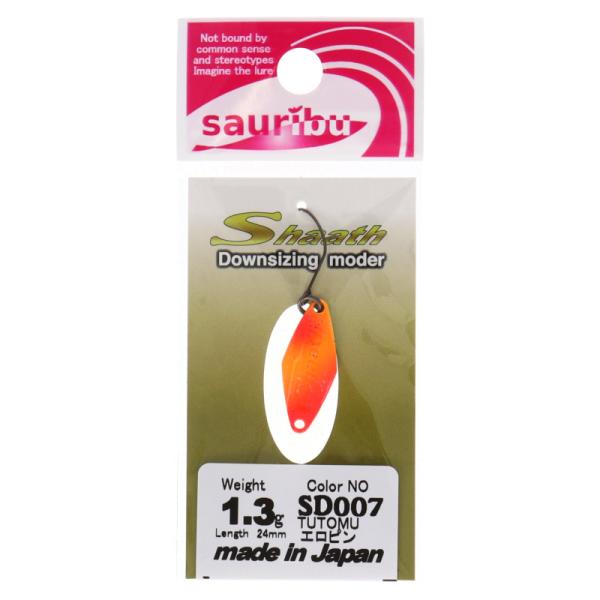 ●カラー:SD007 TUTOMU エロピン ●サイズ:1.3g ●全長:24mm ●自重:1.3g ●フック:有 ●入数:1 ●釣り方、フィールド:淡水ルアー ●代表対象魚:トラウト（鱒）|【サウリブ/Sauribu】ファーストモデル(2...