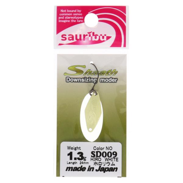 ●カラー:SD009 HIRO WHITE ホロリウム ●サイズ:1.3g ●全長:24mm ●自重:1.3g ●フック:有 ●入数:1 ●釣り方、フィールド:淡水ルアー ●代表対象魚:トラウト（鱒）|【サウリブ/Sauribu】ファースト...