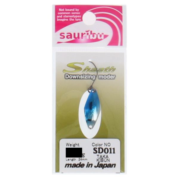 ●カラー:SD011 TAKA KIBUN ●サイズ:1.3g ●全長:24mm ●自重:1.3g ●フック:有 ●入数:1 ●釣り方、フィールド:淡水ルアー ●代表対象魚:トラウト（鱒）|【サウリブ/Sauribu】ファーストモデル(29...