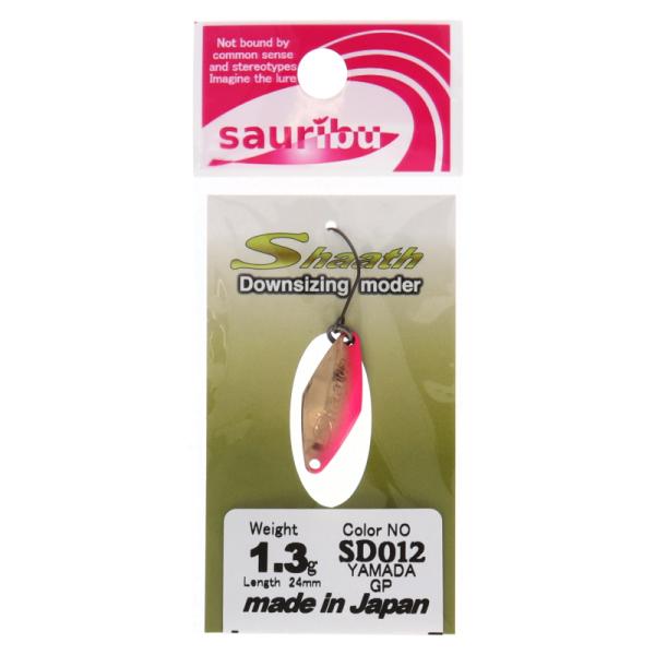 ●カラー:SD012 YAMADA GP ●サイズ:1.3g ●全長:24mm ●自重:1.3g ●フック:有 ●入数:1 ●釣り方、フィールド:淡水ルアー ●代表対象魚:トラウト（鱒）|【サウリブ/Sauribu】ファーストモデル(29m...