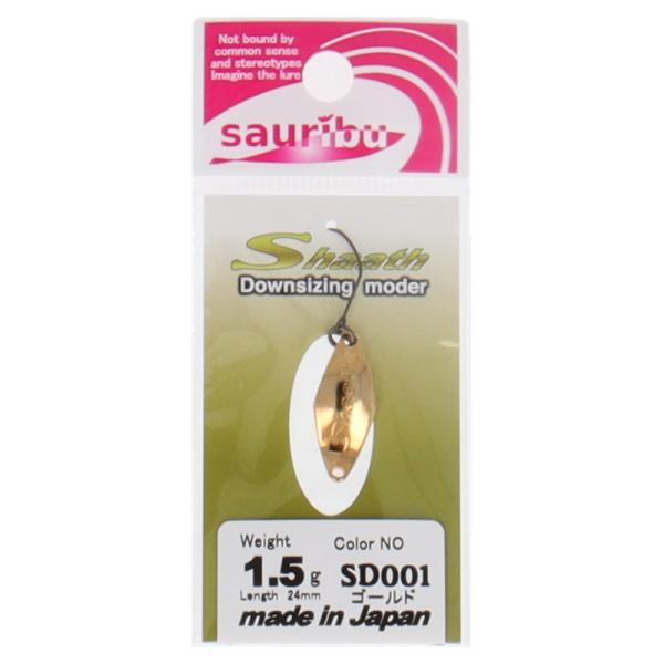 ●カラー:SD001 ゴールド ●サイズ:1.5g ●全長:24mm ●自重:1.5g ●フック:有 ●入数:1 ●釣り方、フィールド:淡水ルアー ●代表対象魚:トラウト（鱒）|【サウリブ/Sauribu】ファーストモデル(29mm)の動き...