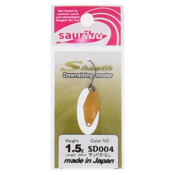 ●カラー:SD004 マッドからし ●サイズ:1.5g ●全長:24mm ●自重:1.5g ●フック:有 ●入数:1 ●釣り方、フィールド:淡水ルアー ●代表対象魚:トラウト（鱒）|【サウリブ/Sauribu】ファーストモデル(29mm)の...