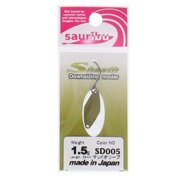 ●カラー:SD005 マッドオリーブ ●サイズ:1.5g ●全長:24mm ●自重:1.5g ●フック:有 ●入数:1 ●釣り方、フィールド:淡水ルアー ●代表対象魚:トラウト（鱒）|【サウリブ/Sauribu】ファーストモデル(29mm)...