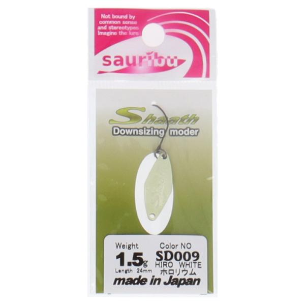 ●カラー:SD009 HIRO WHITE ホロリウム ●サイズ:1.5g ●全長:24mm ●自重:1.5g ●フック:有 ●入数:1 ●釣り方、フィールド:淡水ルアー ●代表対象魚:トラウト（鱒）|【サウリブ/Sauribu】ファースト...