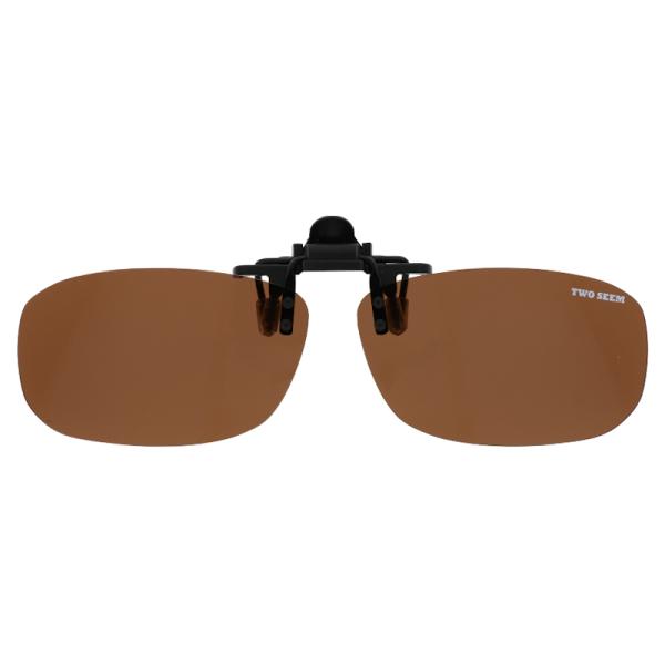 ●レンズカラー:ブラウン ●レンズ:プラスチック(偏光) ●フレーム:ニッケル銅合金(塗装) ●可視光線透過率:15% ●紫外線透過率:1.0%以下 ●偏光グラスタイプ:クリップ|【ツーシーム/TWO SEEM】ワンタッチで装着。クリップを...