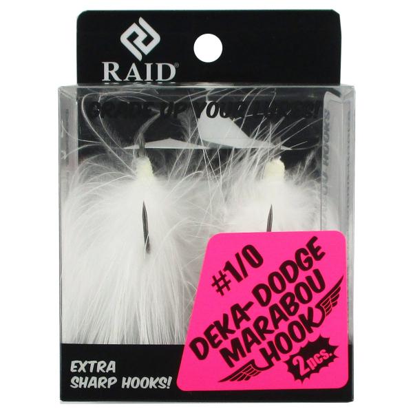 レイドジャパン  ●カラー:DDH001.WHITE ●サイズ:#1/0 ●入数:2本|【レイドジャパン/RAID JAPAN】艶めかしく揺らめくマラブー素材。(吸水させてからご使用ください。)超滑!フッ素コーティング採用。貫通力が違う!飛...