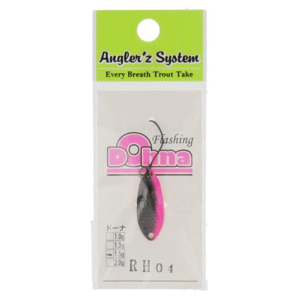●カラー:RH04 ●自重:1.5g ●フック:有 ●入数:1 ●釣り方、フィールド:淡水ルアー ●代表対象魚:トラウト（鱒）|【アングラーズシステム】同じような形状で上層の攻略がしたいというご意見も多く寄せられました。バックスを若干幅広に...