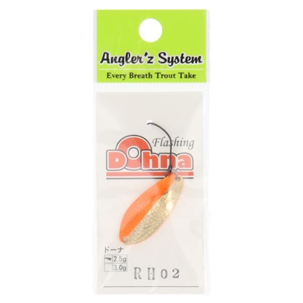 ●カラー:RH02 ●自重:2.5g ●フック:有 ●入数:1 ●釣り方、フィールド:淡水ルアー ●代表対象魚:トラウト（鱒）|【アングラーズシステム】同じような形状で上層の攻略がしたいというご意見も多く寄せられました。バックスを若干幅広に...