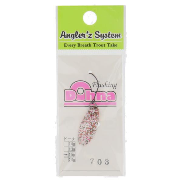 ●カラー:703 ●サイズ:1.5g ●自重:1.5g ●フック:有 ●入数:1 ●釣り方、フィールド:淡水ルアー ●代表対象魚:トラウト（鱒）|【アングラーズシステム】同じような形状で上層の攻略がしたいというご意見も多く寄せられました。バ...