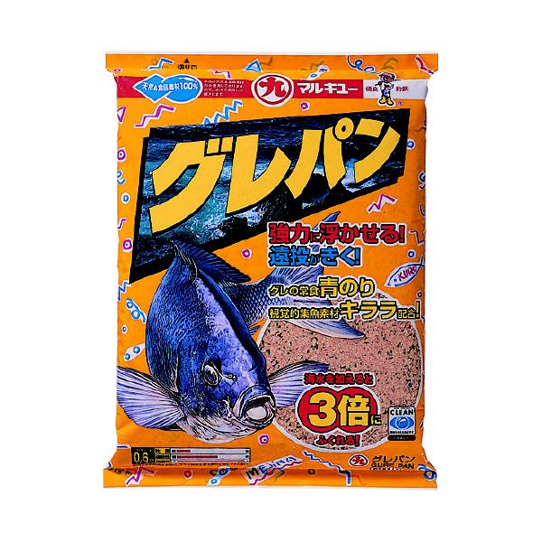 マルキュー マルキュー  ●内容量:1800g ●その他特徴1:ベースエサ ●釣り方、フィールド:磯釣り（上物） ●代表対象魚:メジナ(眼仁奈)・グレ|【マルキユー/マルキュー】軽いパン粉素材に、集魚力と遠投性をプラス。グレの常食である青の...