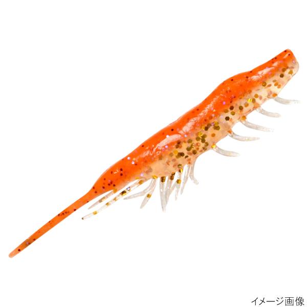マグプロダクツ  ●カラー:09:オレキンシュリンプ ●全長（インチ）:2.5インチ ●入数:6pcs|【マグブロダクツ】まんま海老のワームにダウンサイズ2.5インチ登場!ダートもフォールもスイミングも、『キビキビヒゲ』&amp;『パタパタ...