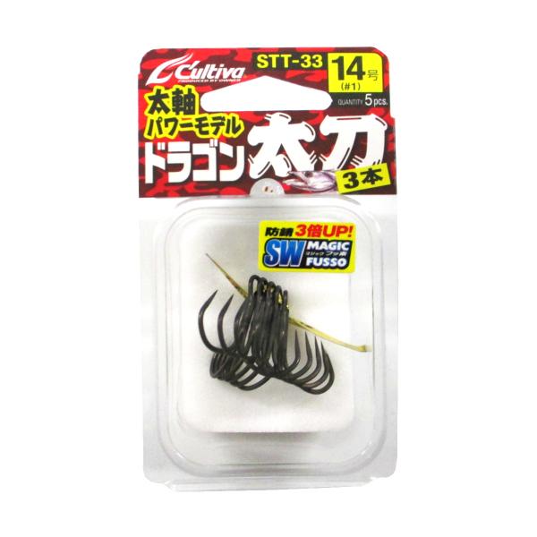 オーナー オーナー  ●サイズ:14号(#1) ●入数:5個 ●代表対象魚:タチウオ（太刀魚）|【オーナー/OWNER】従来の太刀フックシリーズより、やや太軸パワーモデル。ドラゴン狙いはもちろん冬のディープエリアやショートバイトを確実にとり...