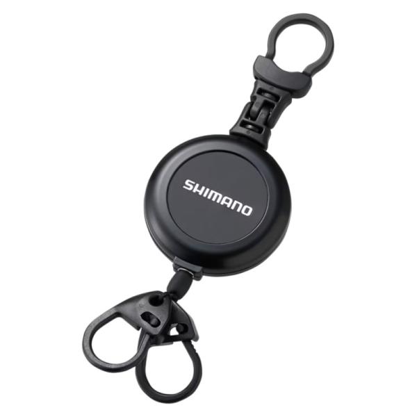 シマノ  ●取り付け簡単 ●フレキシブルに可動 ●錆びない樹脂製 ●ワンプッシュで開閉が簡単 ●カラー:オールブラック ●サイズ（詳細）1:最長時(参考値) 65cm ●素材:本体 ポリカーボネート|フック式採用で、各種ベスト・バッグに簡単...