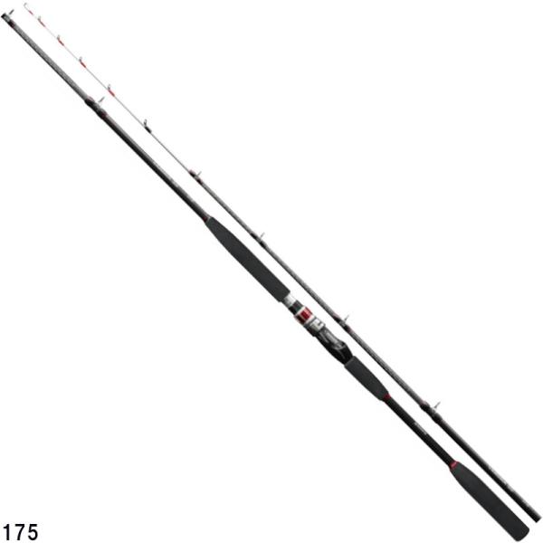 シマノ  【175】操作性とクッション性能を両立させたオールラウンドアイテム。直結やブランコ仕掛けに幅広く適応します。 ●全長:1.75M ●自重:165g ●形態:センターカット2ピース ●調子:8:2 ●継数:2本 ●仕舞長さ:91.4...