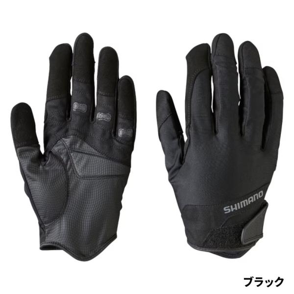 シマノ  ●カラー:ブラック ●サイズ:2XL|岩場や磯など厳しい環境に適したグローブ。ロックショアゲームや磯の底物釣りなど厳しい環境から手を保護する究極のグローブ。全指先にカンガルー革を採用する他、擦れの多い部分もレザーで補強したタフな仕...
