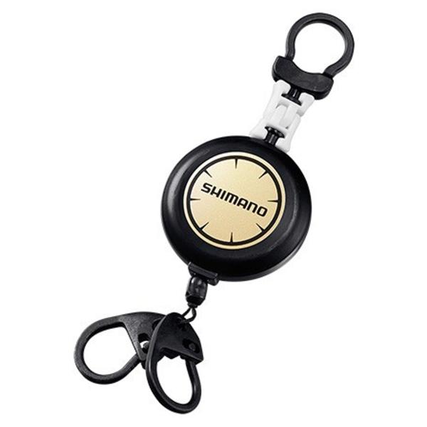 シマノ  フィーチャー●ワンプッシュで開閉が簡単 ●フック採用により、各種ベスト・ピンホルダーやバッグのD環などに取付可能 ●フックとボディの接続部に、可動域が広いフレキシブルジョイント採用 ●サビびない樹脂製ナス環採用 ●カラー:ブラック...