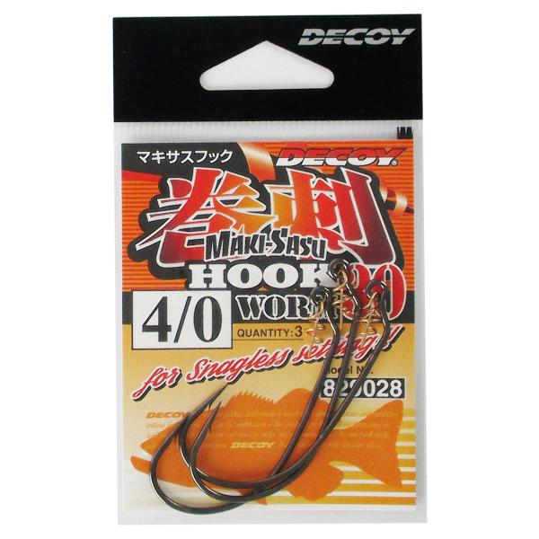 カツイチ デコイ  ●カラー:NSブラック ●サイズ:#4/0 ●入数:3 ●釣り方、フィールド:淡水ルアー ●代表対象魚:ブラックバス|【カツイチ/KATSUICHI】ワームをねじ込んでセットするマキサスキーパーを採用。スクリューの中心線...